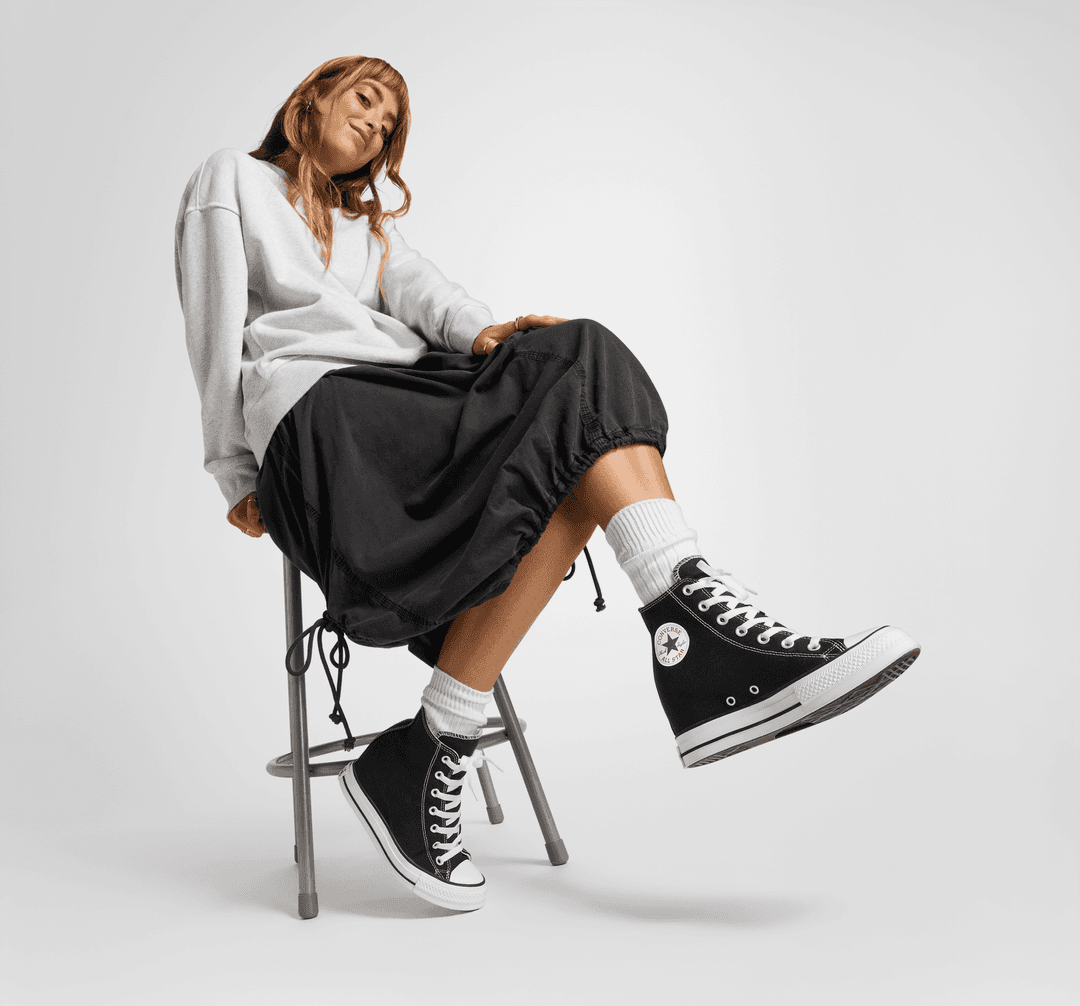 Chuck Taylor All Star Wedge Platform Black/Red/Navy A11909C